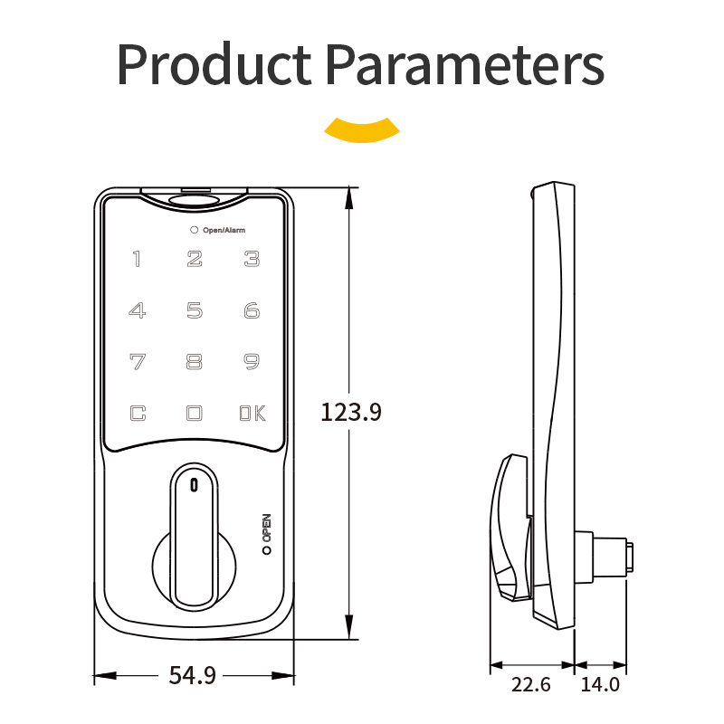 China Metal Keypad Keyless Gym Locker Secure Locker Locks factory and ...