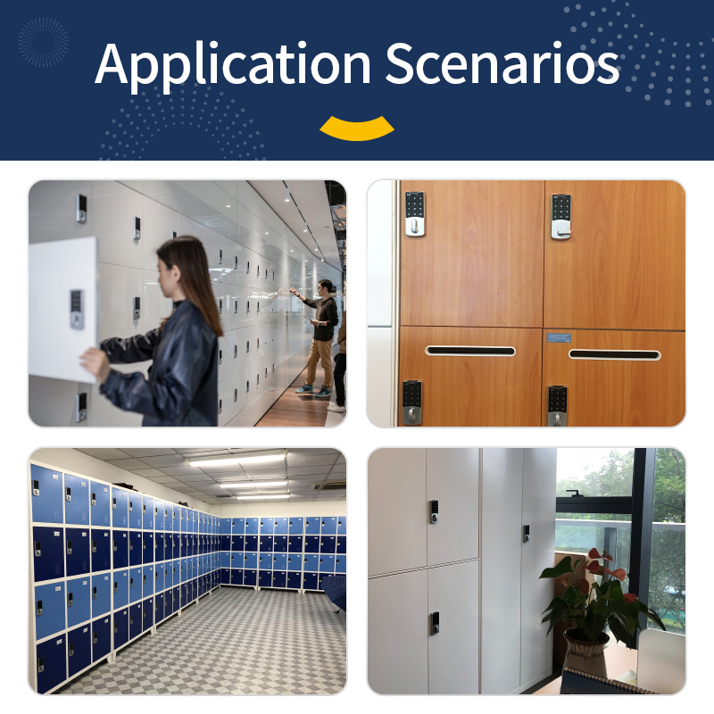 China Metal Keypad Keyless Gym Locker Secure Locker Locks factory and ...